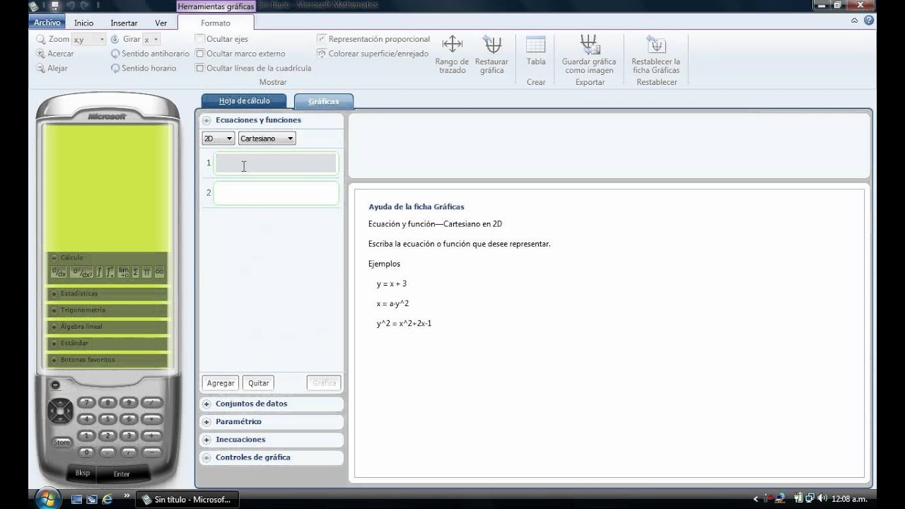 Calcular Integrales con Microsoft Mathematics 4.0 - YouTube