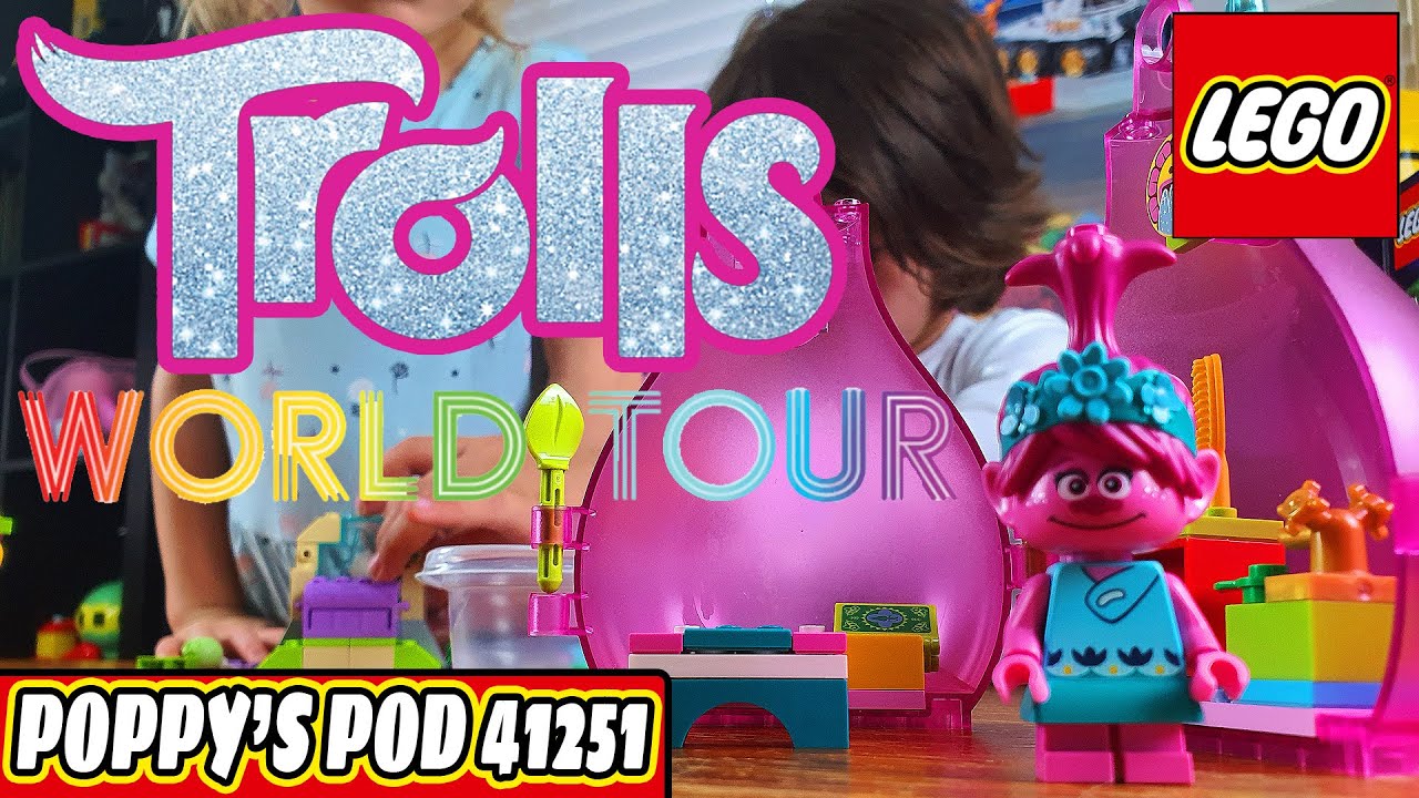 Unboxing Lego Trolls World Tour Poppy's Pod 41251 - YouTube