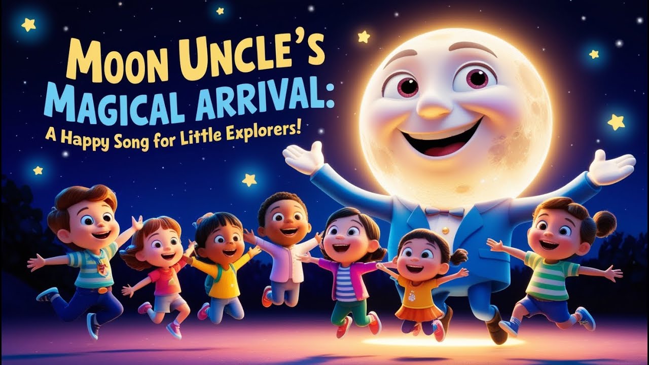 Moon Uncle's Magical Arrival: A Happy Song for Little Explorers! Kids Tamil Song - YouTube