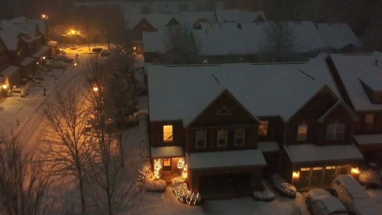 2017 Atlanta Snowmageddon Drone Footage - YouTube