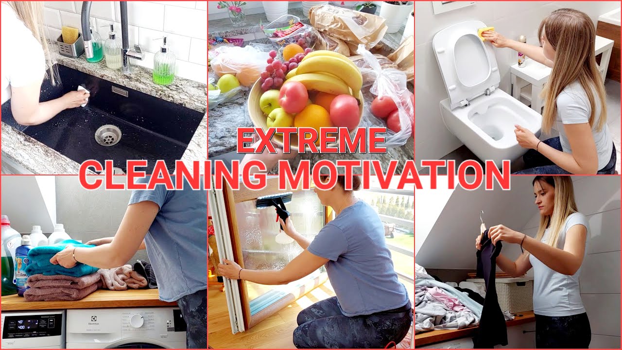 *NEW* EXTREME WHOLE HOUSE CLEANING| LAUNDRY DAY | GROCERY HAUL | CLEAN ...