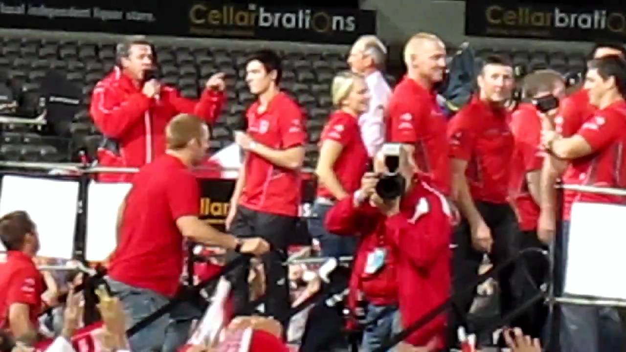 St George @ Kogarah Oval after Grand Final win - YouTube