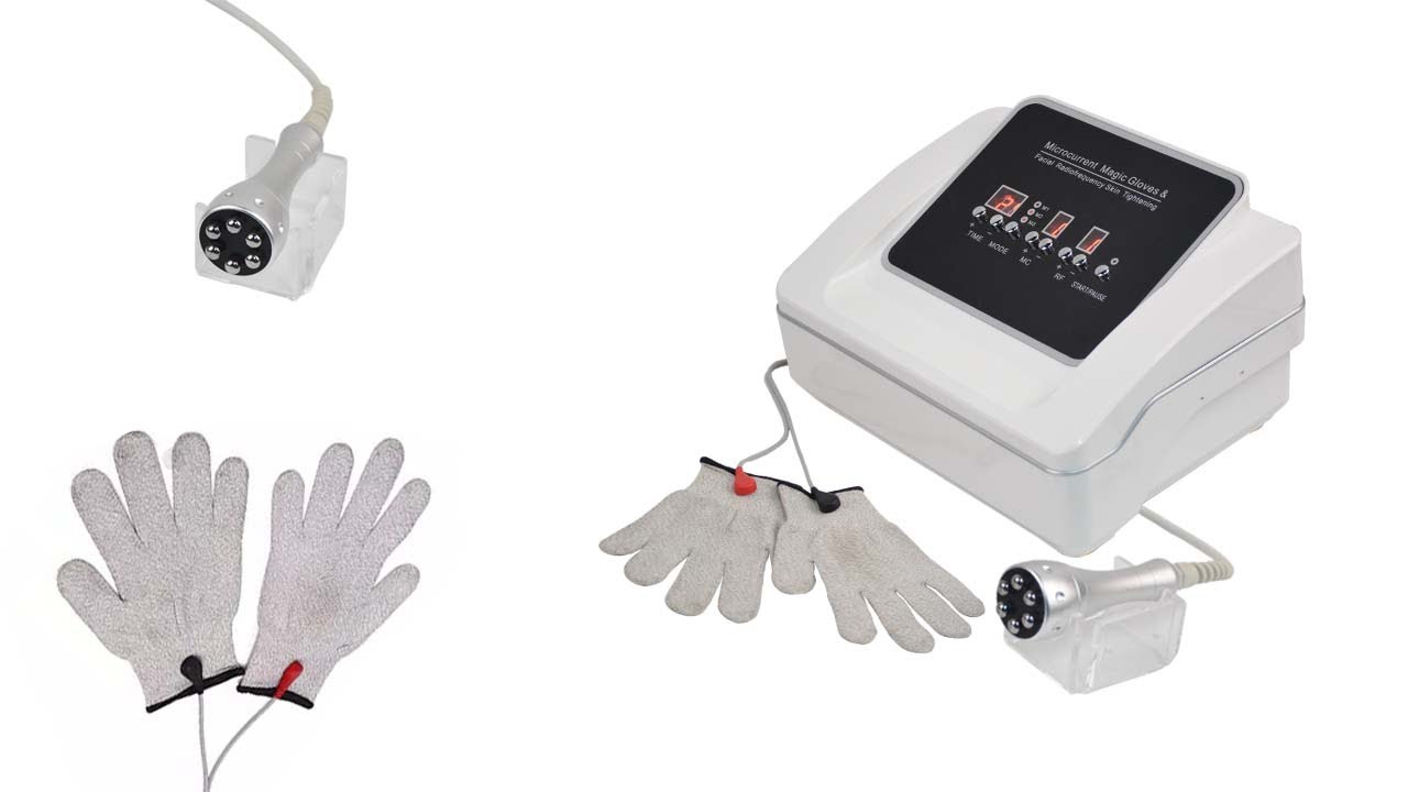 Professional micro current bio face facial lift machine with magic hand ...