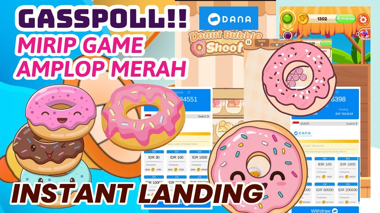 GASSPOLL!! MIRIP GAME AMPLOP MERAH (INSTANT LANDING) GAME PENGHASIL ...