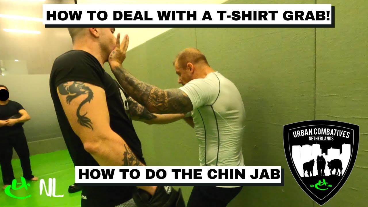 HOW TO DEAL WITH A T-SHIRT GRAB / HOW TO DO A CHIN JAB - YouTube