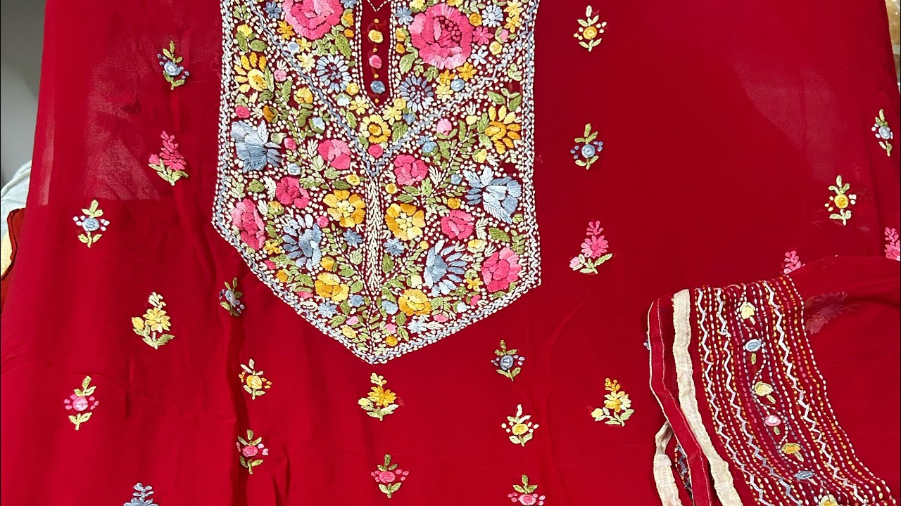 #karwachauth के #Calcutta work सूट बिल्कुल#demand wale DM #9953691609 🙏 ...