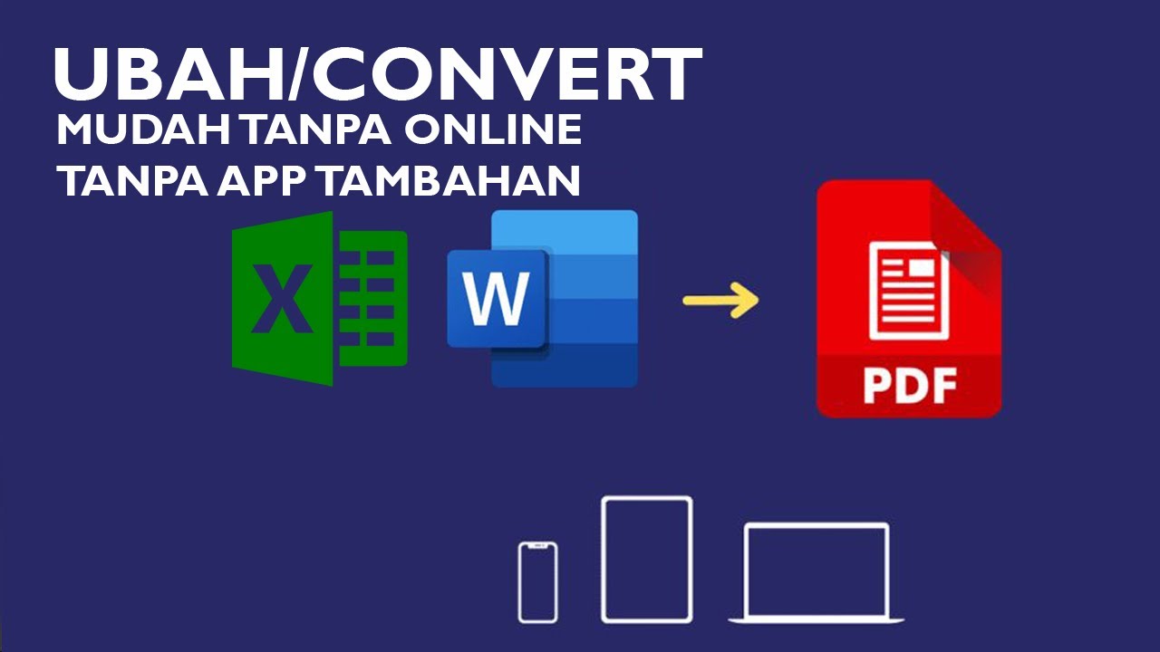 Cara Cepat Mudah Ubah/Convert file Word-Exel Tanpa Online & Aplikasi Tambahan - YouTube