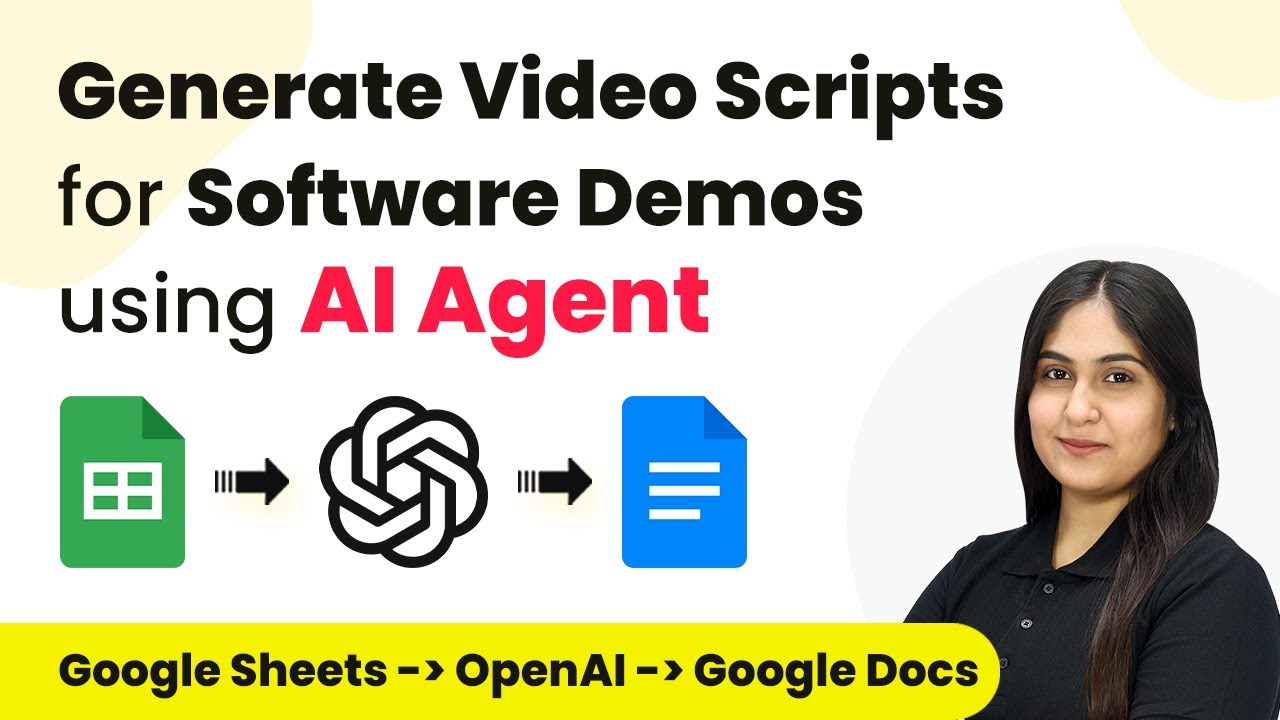 How to Generate Video Scripts for Software Demos using AI Agent - YouTube