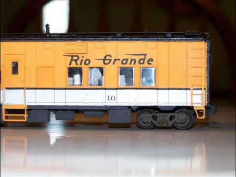 Denver & Rio Grande Western DYNAMOMETER CAR in HO scale - YouTube
