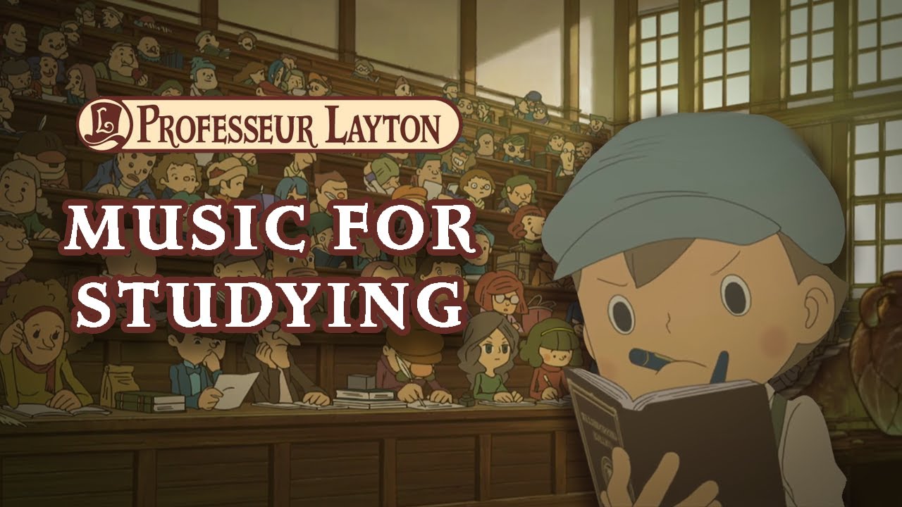 Professor Layton study music | Sleep, Relax, Focus | 2h of HQ original ...
