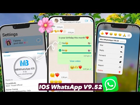 MB WhatsApp V9.52 Unclone & Clone || Nuevo WhatsApp Estilo IPhone en Android 2023 (Actualizado)