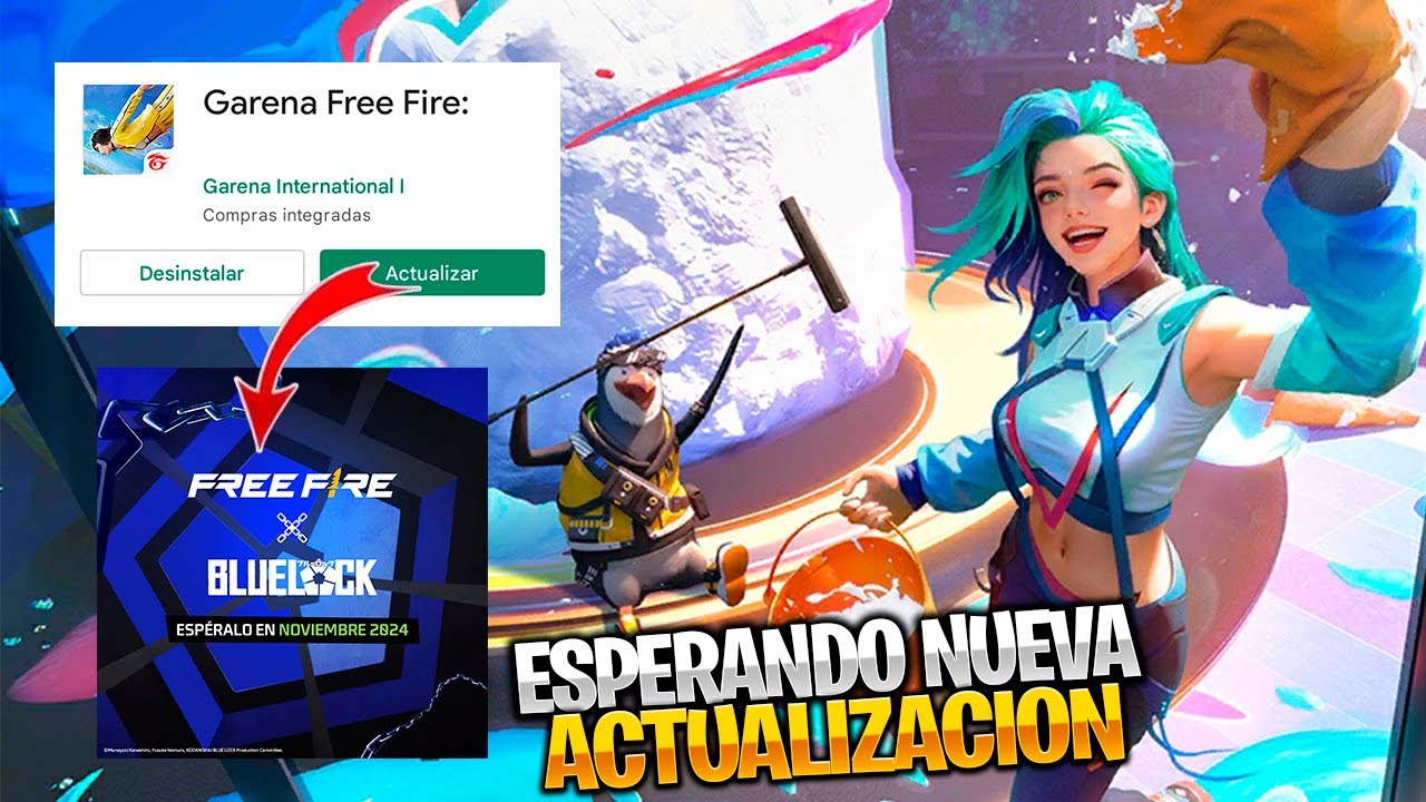 ESPERANDO LA NUEVA ACTUALIZACION DE FREE FIRE FILTRACIONES OB46 FF X ...