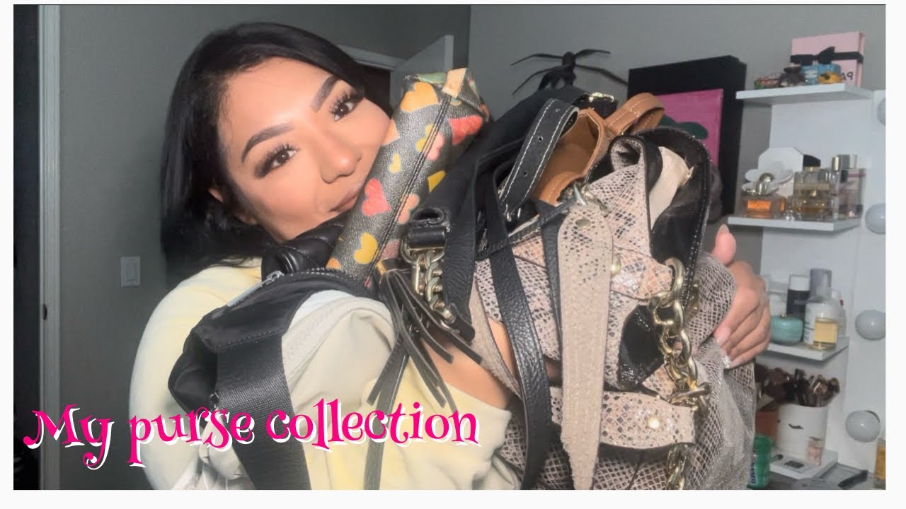 My purse collection 👛 #purse #handbags - YouTube