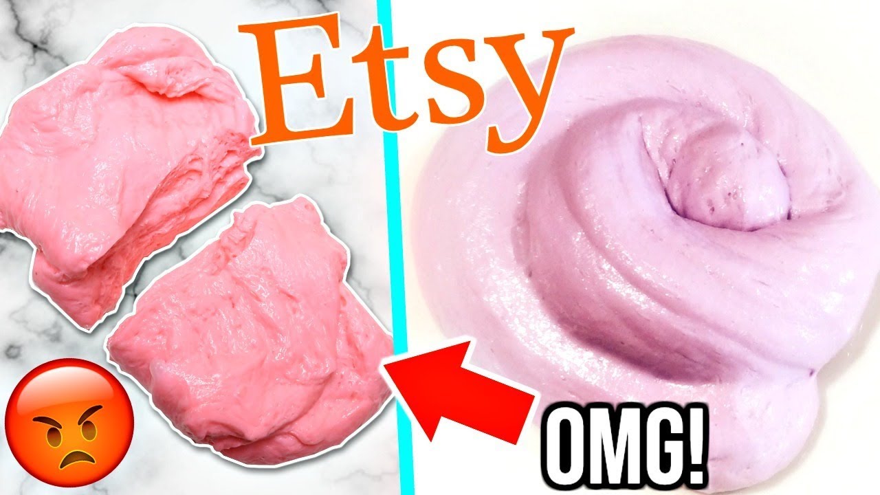 I Bought The UGLIEST Slimes On ETSY! - YouTube