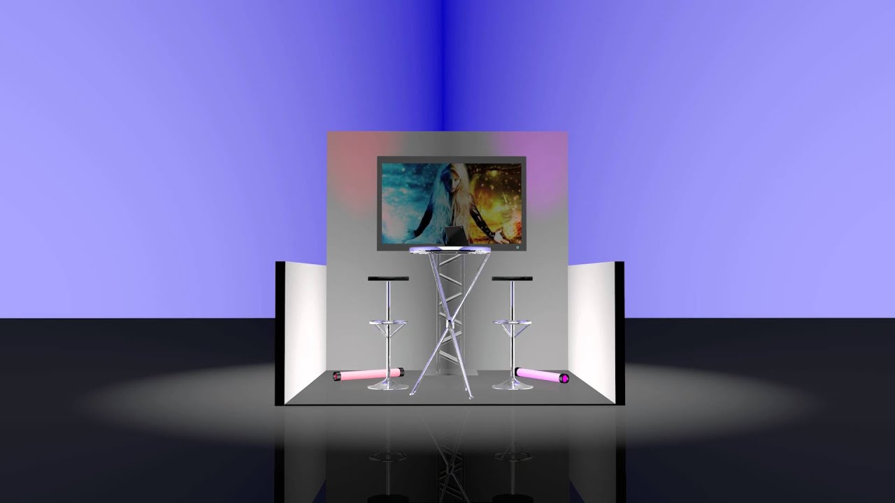 CREATIVIDAD Y DISEÑO DE STAND - RENDER EN ANIMACIÓN 3D - YouTube