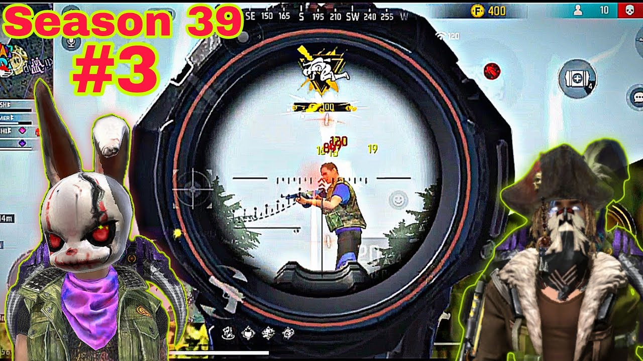 4 Finger Claw Free Fire Season 39 Ranked Gameplay Highlights #3 with ...