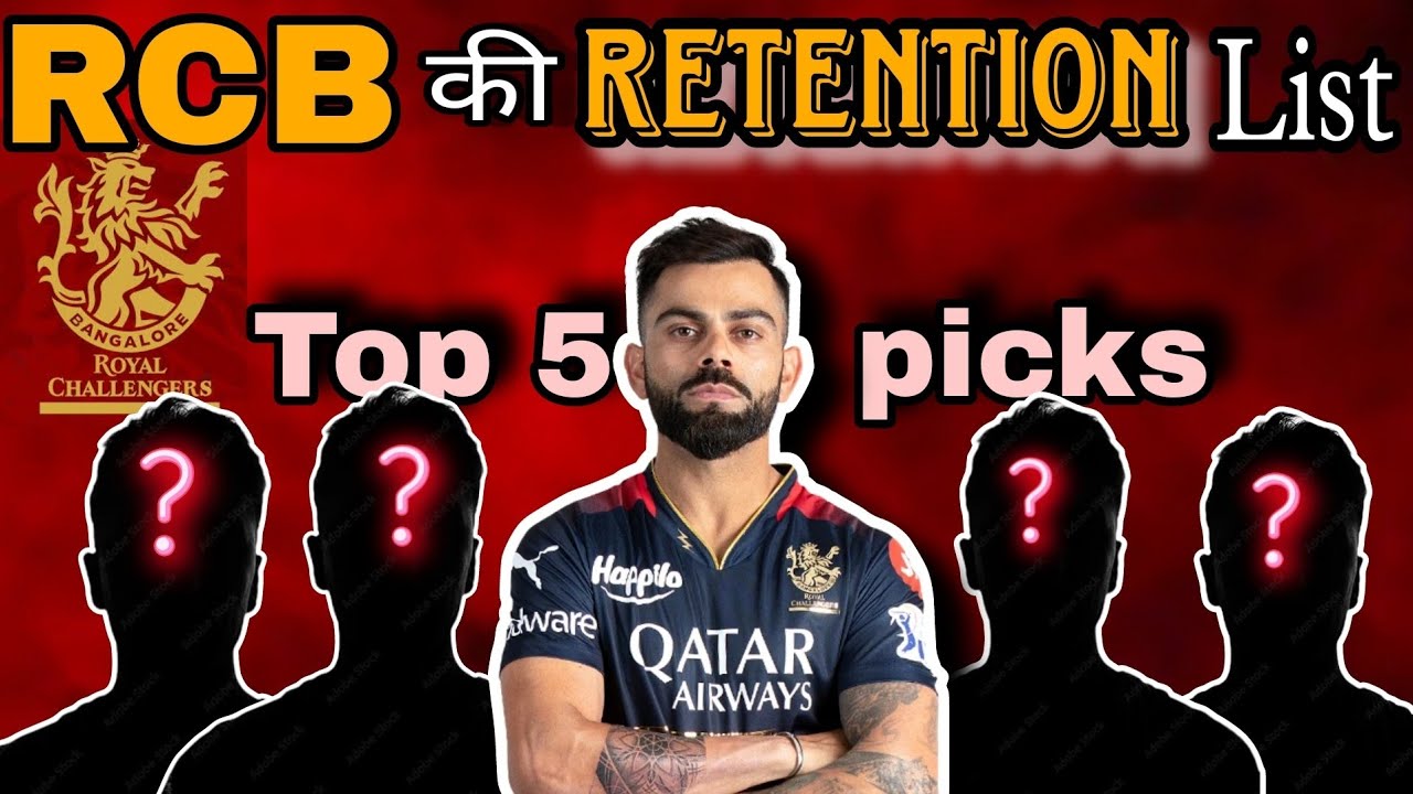 RCB - Retention List || Top 5 Picks Of RCB Before MEGA Auction 2025 ...