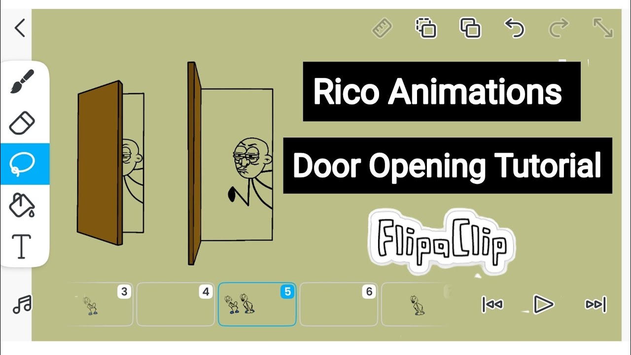 Door Opening Animation Tutorial with free images | Rico Animations ...