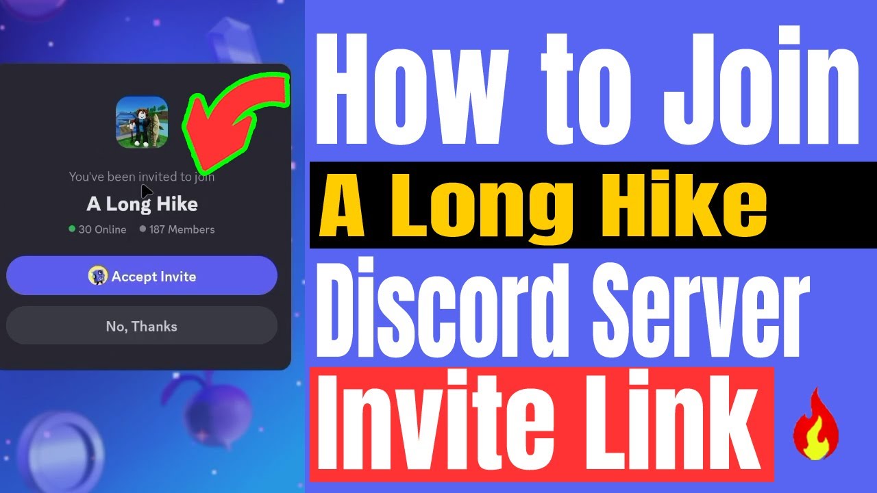 How to Join A Long Hike Discord Server Invite Link - YouTube