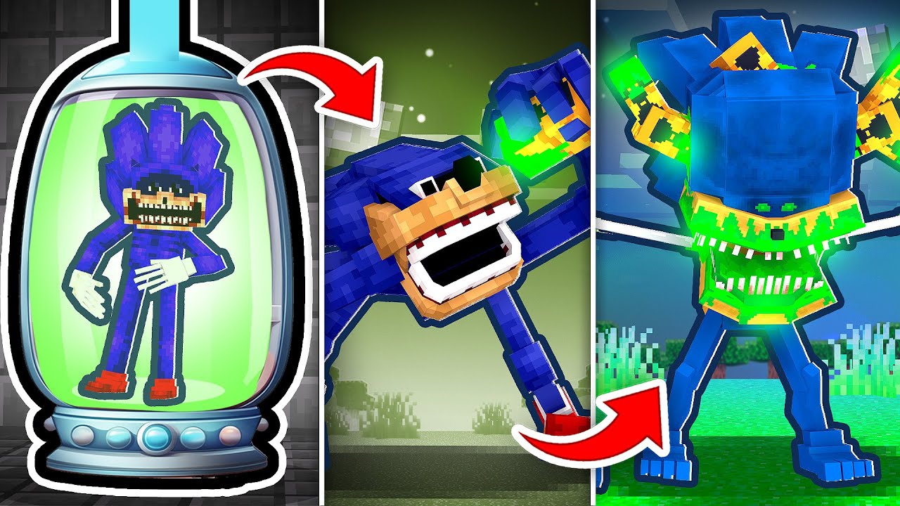 EVOLUINDO COMO SHIN SONIC NUCLEAR no MINECRAFT - YouTube