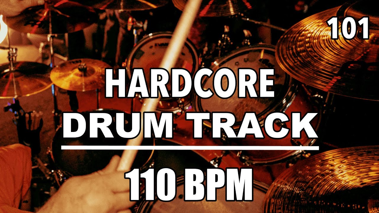 Hardcore I Drum Track I 110 BPM I Full Arrangement - YouTube