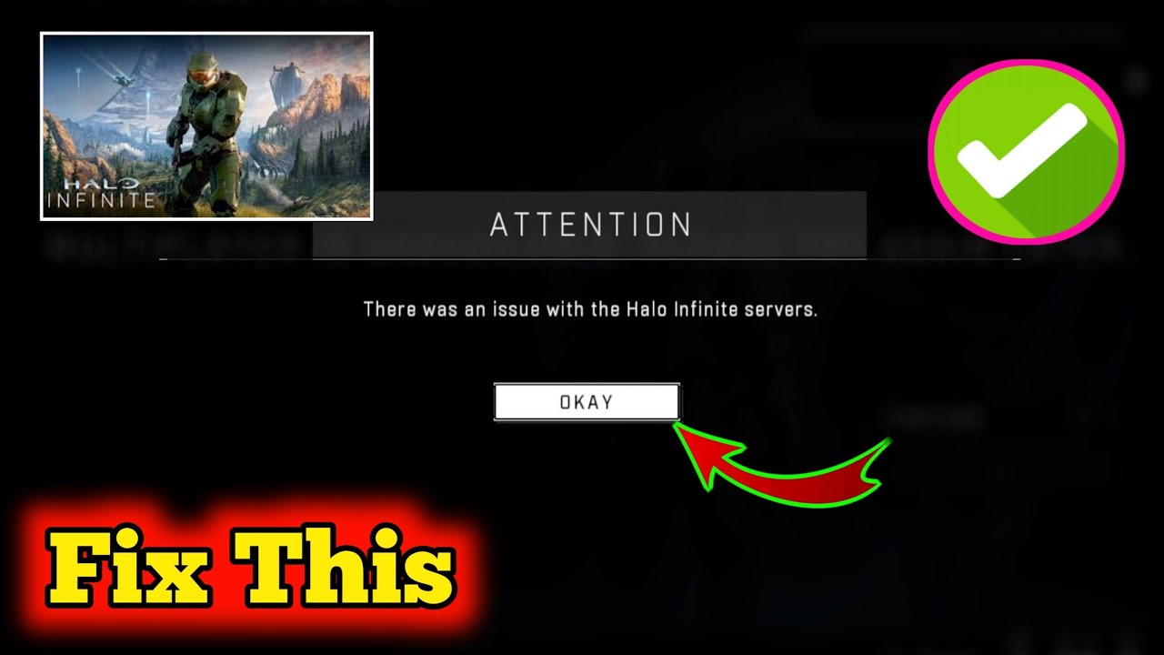 fix Halo Infinite There was an issue with the Halo Infinite servers ...