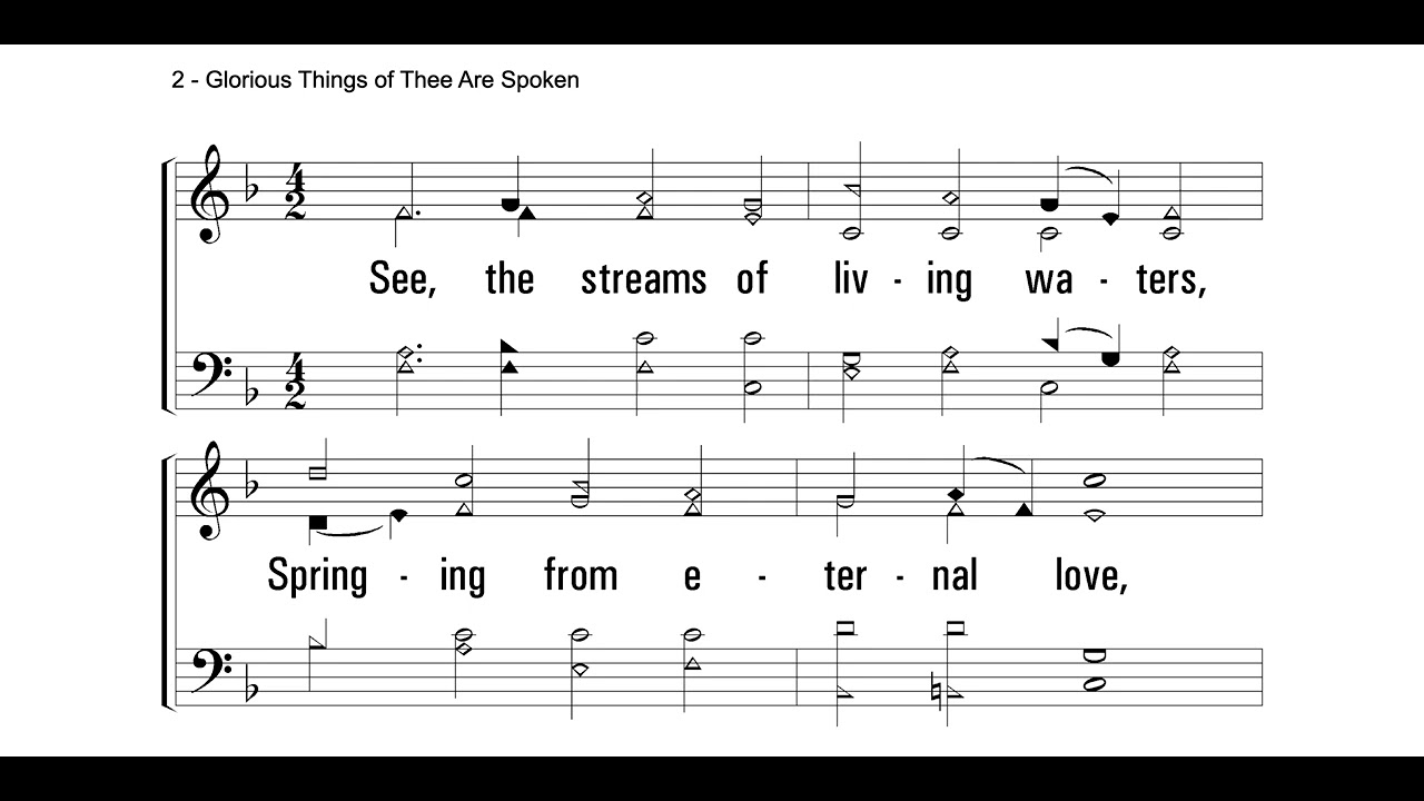 Glorious Things Of Thee Are Spoken - YouTube