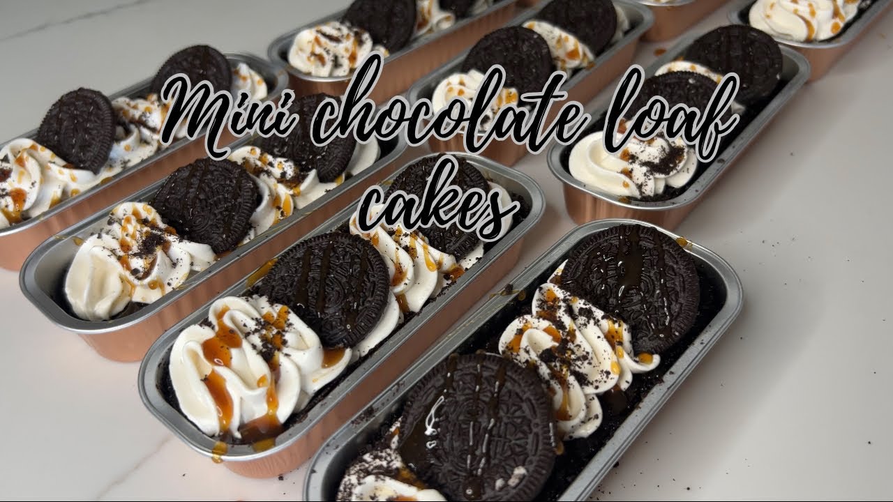 LETS MAKE MINI CHOCOLATE LOAF CAKES | I cook with love - YouTube