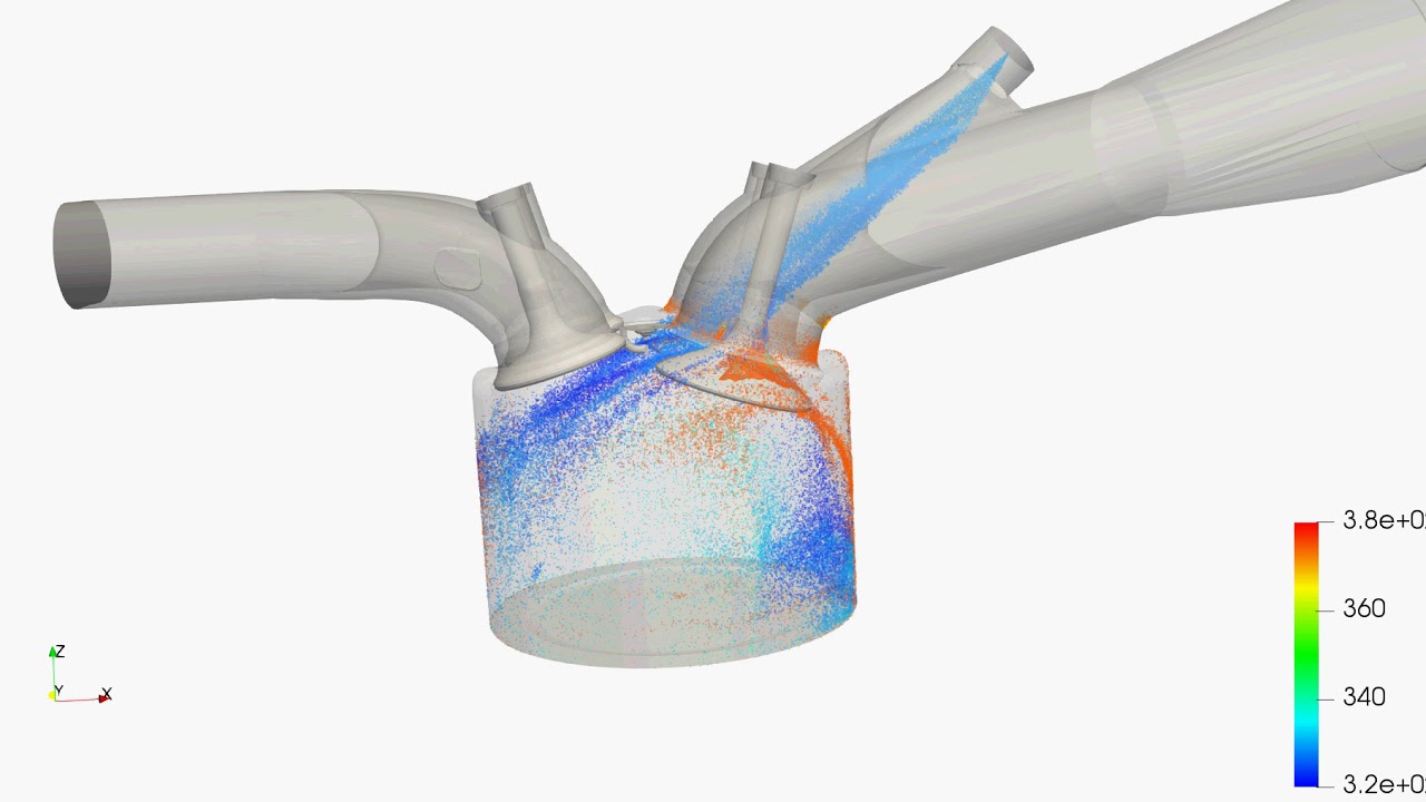 Spraying Fuel in combustion chamber - YouTube