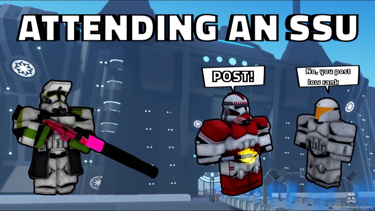 Attending An SSU in TGR | Roblox TGR Star wars Border Roleplay - YouTube