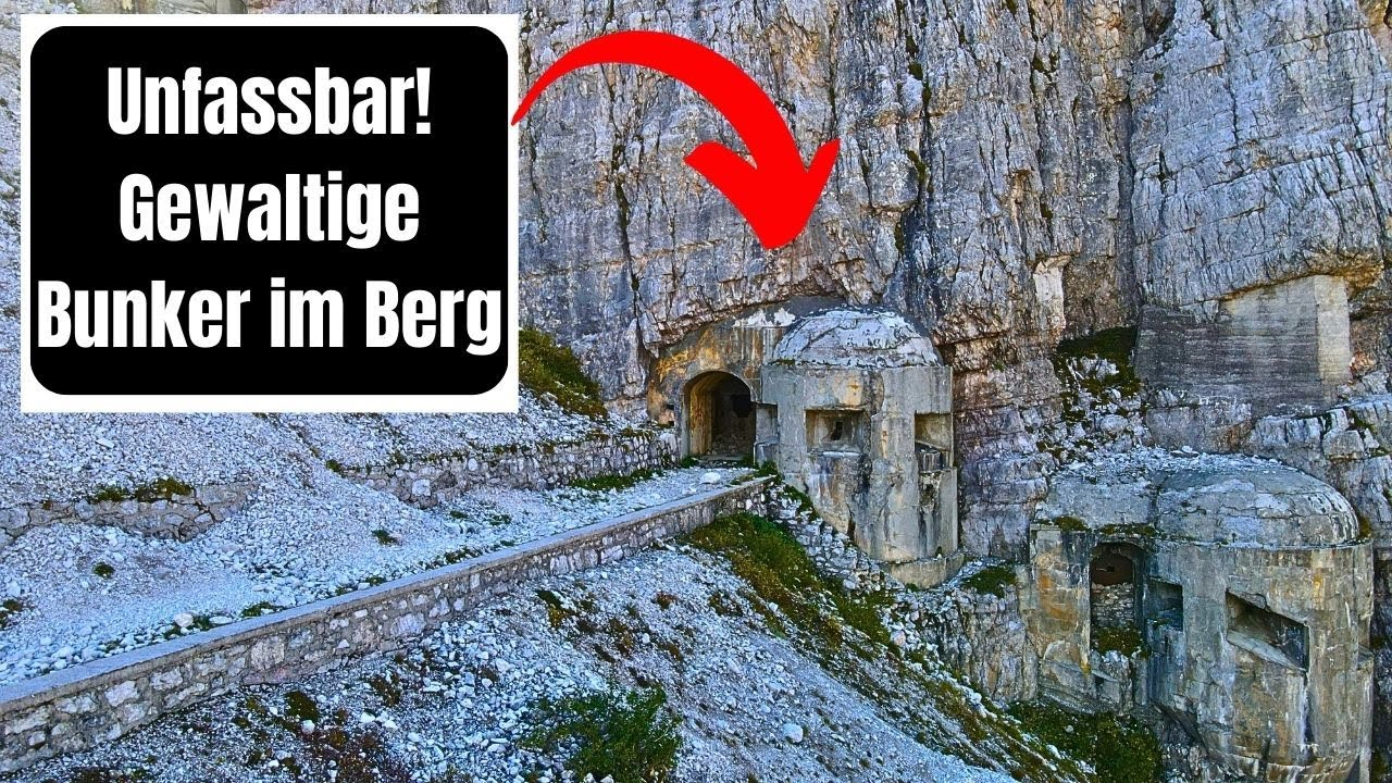 😱 Erkundung des gigantischen Bunkers von Mussolini in den Alpen! - YouTube