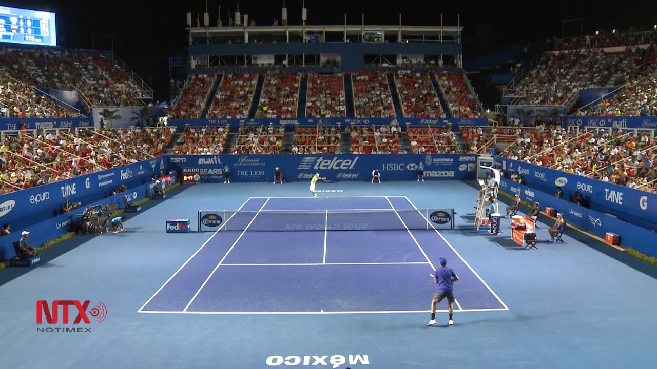 Avanza el Abierto Mexicano de Tenis en Acapulco Guerrero - YouTube