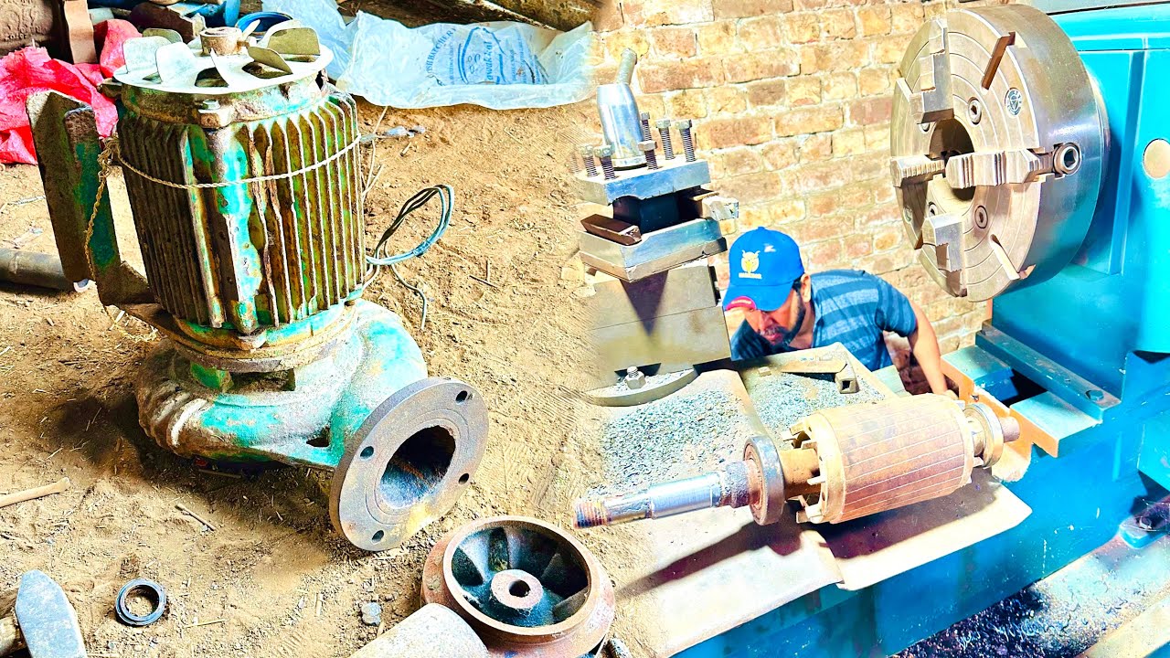 Amazing Process of Restoration Large Electric Tube Well Router Cell ...
