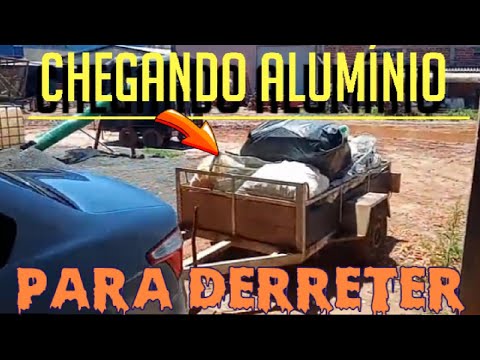 🔥Chegando sucata de Alumínio velho na nossa Fundição - YouTube