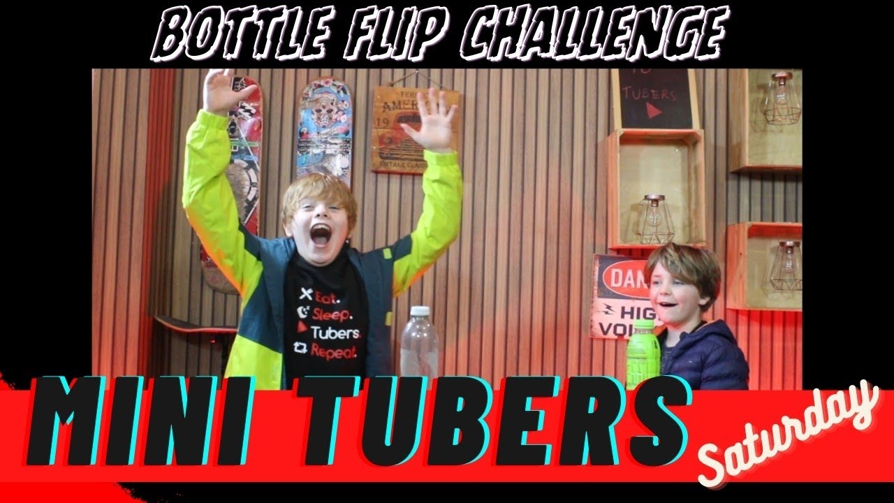 March Saturday Mini Tubers - Bottle Flip Challenge - YouTube