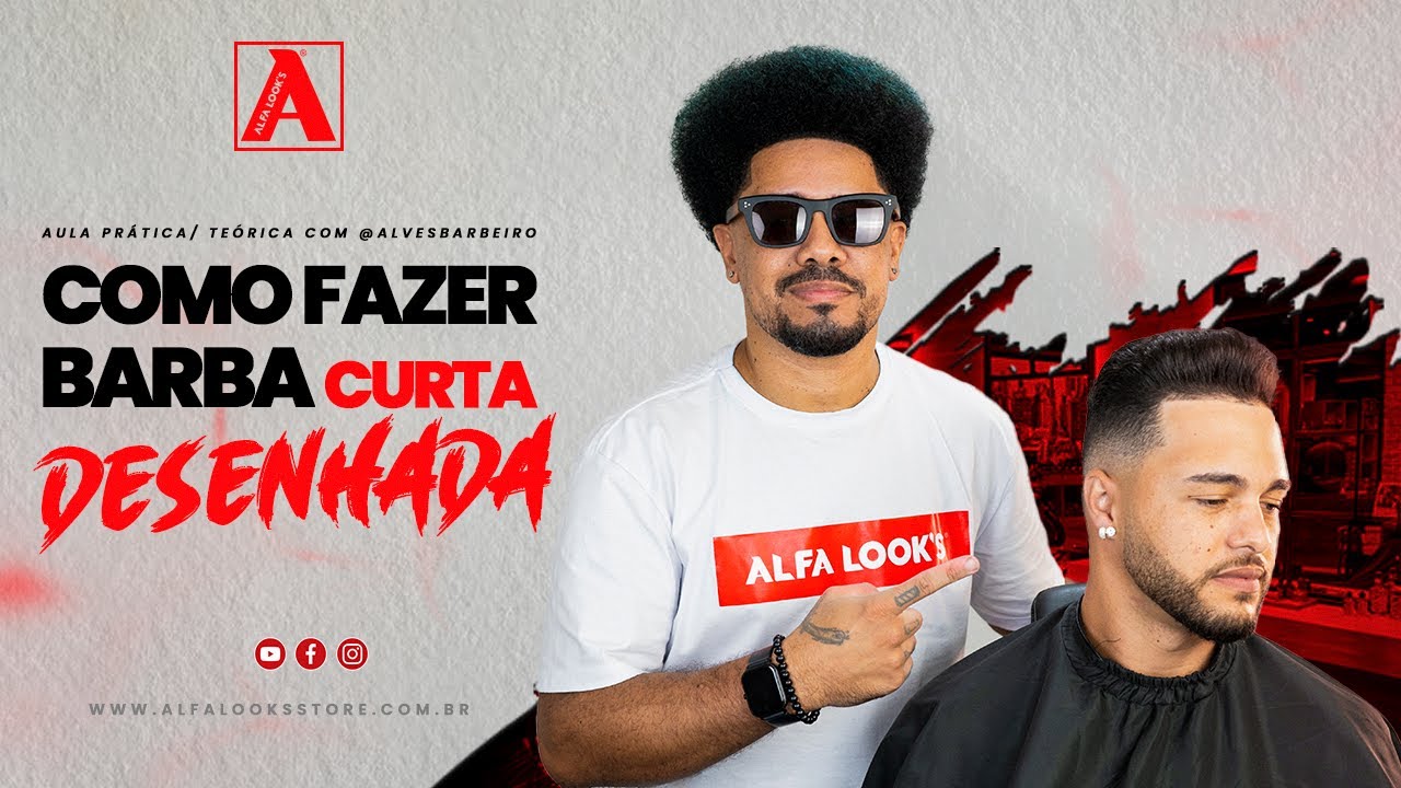 Como Fazer uma Barba Curta e Desenhada? - YouTube
