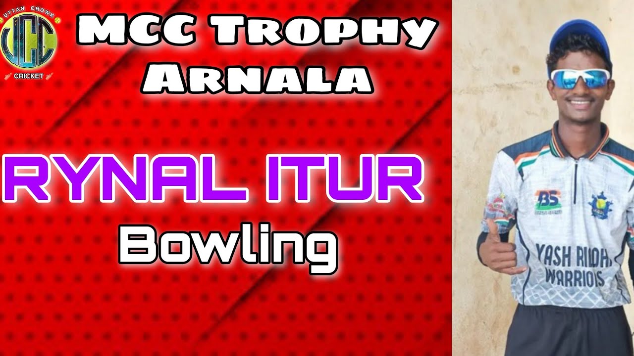 Rynal Itur Bowling In MCC Trophy Arnala - YouTube