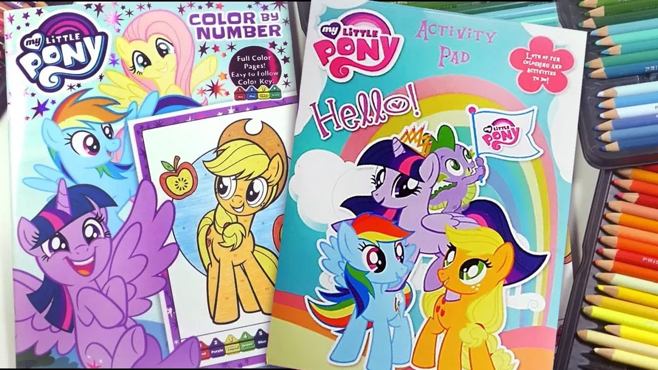 MLP My little pony Activity book - YouTube