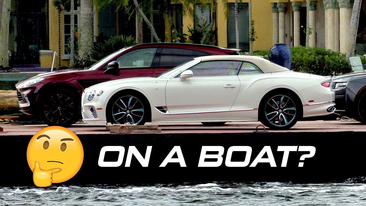 Bentleys on a Boat? You Don't See this Every Day. - YouTube