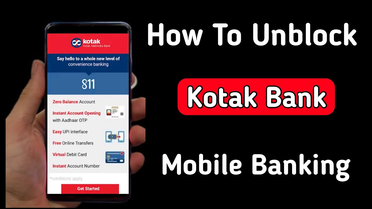 how to unblock kotak mobile banking | kotak mahindra bank mobile ...