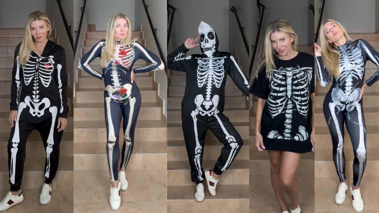 Which is your favorite Skeleton Costume? - YouTube