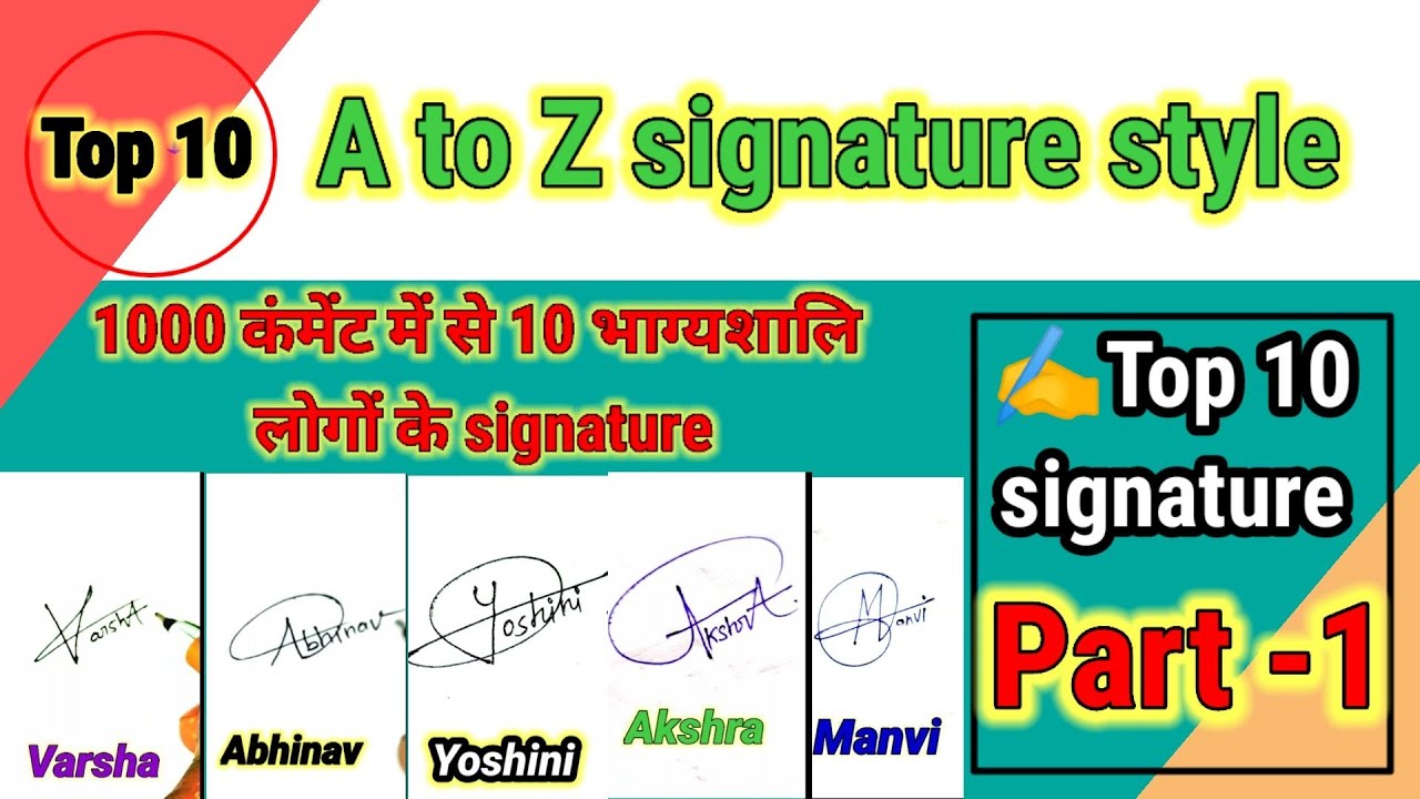 Top 10 signature in comments,10 heat signature|Top 10 signatures,10 ...