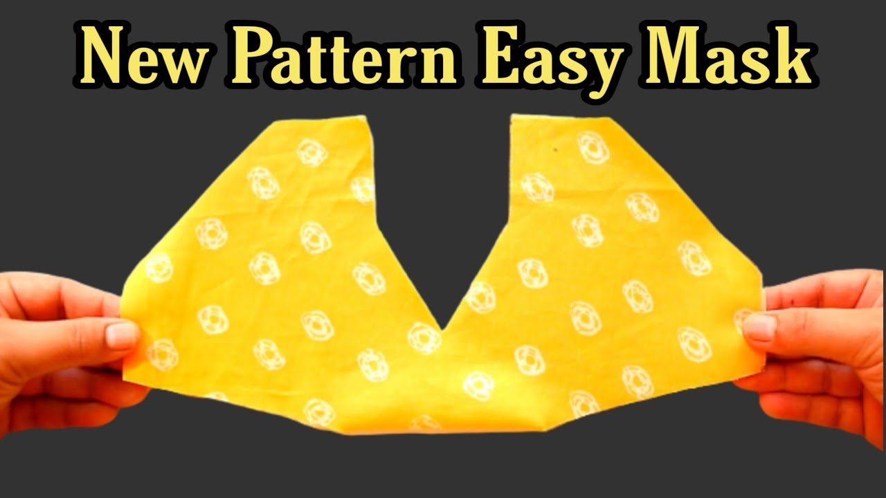 Very Easy New Style Cute Mask - Face Mask Sewing Tutorial - New Pattern ...