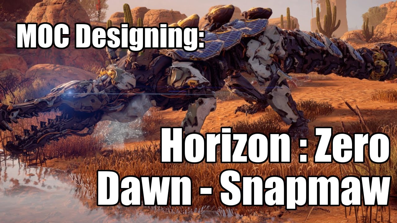 LEGO MOC Designing - Horizon: Zero Dawn Snapmaw - YouTube