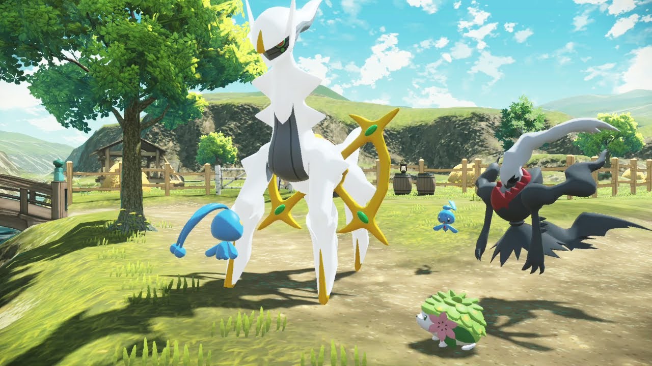 Mythical Pokemon Meet [Pokémon Legends: Arceus] - YouTube