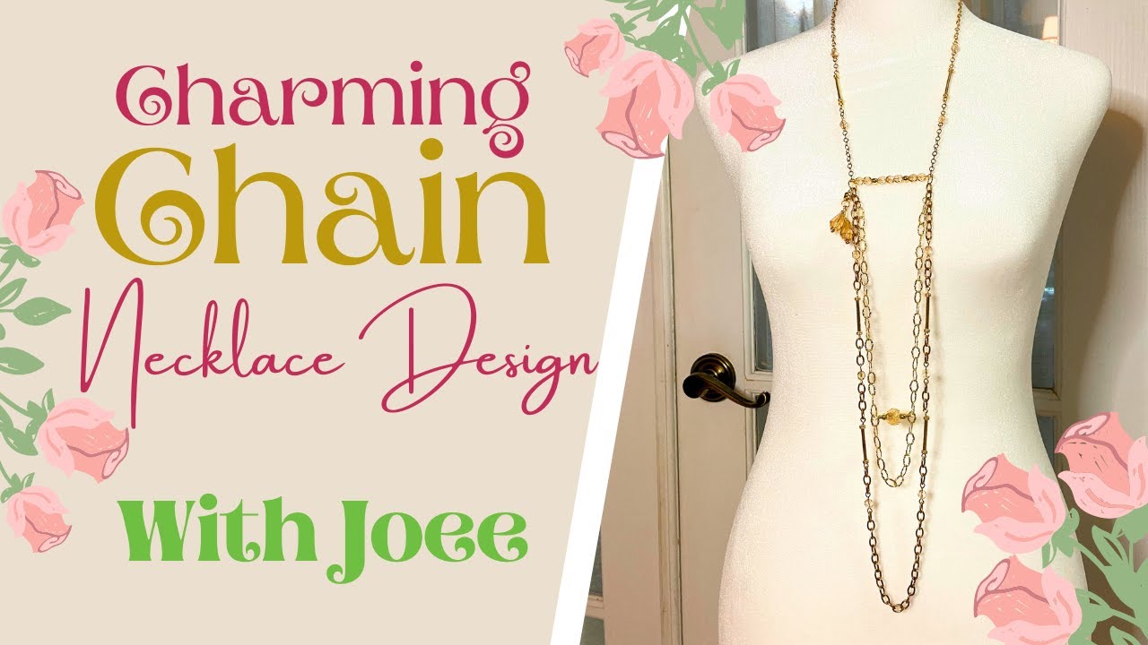 EXQUISITE BAR & CHAIN DESIGN WITH MAGNETIC DROPS - YouTube