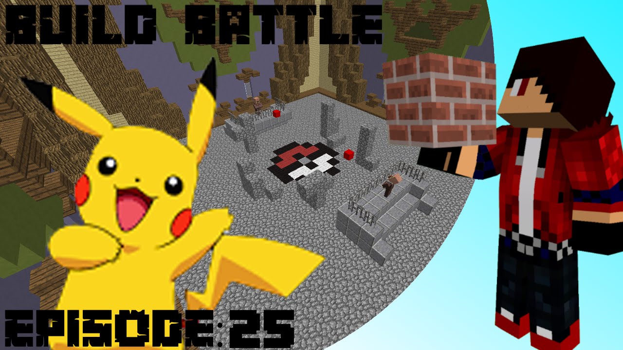 Minecraft | Build Battle | Епизод 25 Pokemon! - YouTube