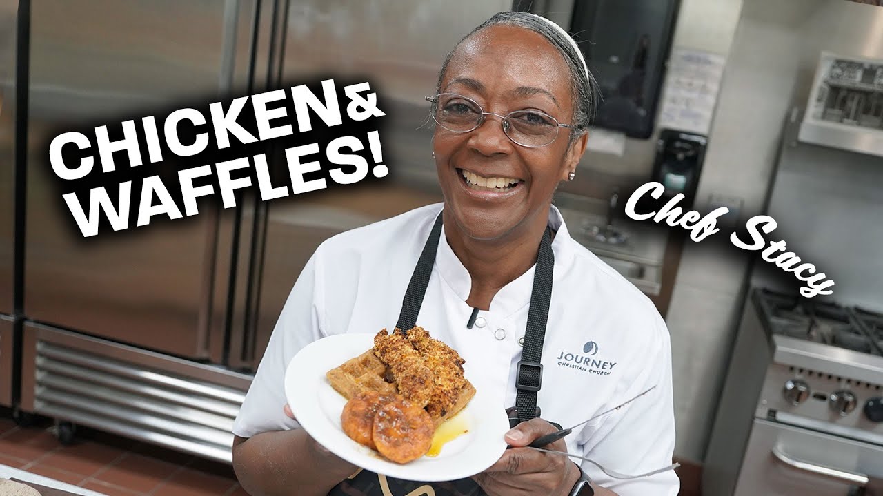 Cooking with Chef Stacy: Chicken & Waffles! - YouTube