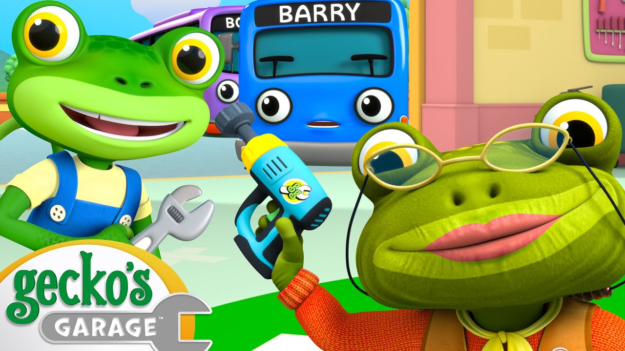 Grandma Gecko Saves The Truck | Gecko's Magical World| Animal & Vehicle ...