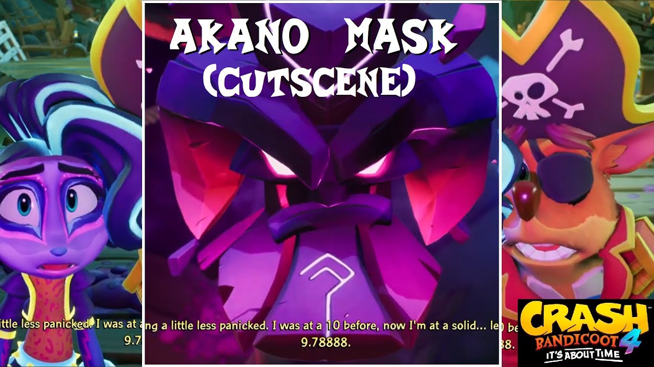 Akano Mask (Cutscene) | Crash Bandicoot™ 4: It's About Time - YouTube